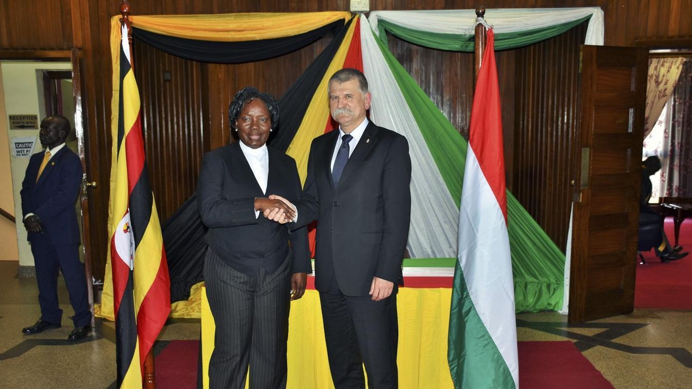 Magyar Afrika-utazó emléktábláját avatta fel Kövér László Ugandában