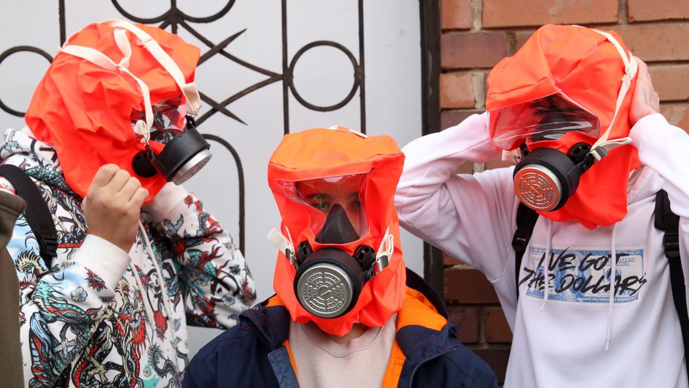 Katasztrófavédelmi gyakorlat Kaposváron