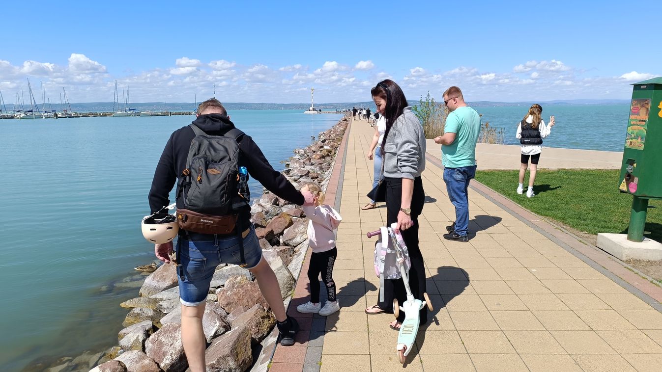 Időjárás a Balatonnál és Somogyban húsvétkor: 20 fok felett, sok ...