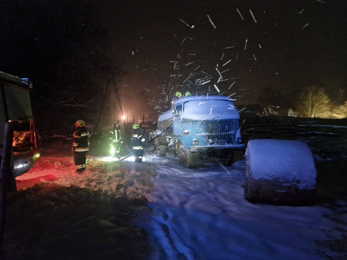Hóhelyzet: a látrányi tűzoltók harcoltak hősiesen a hóban