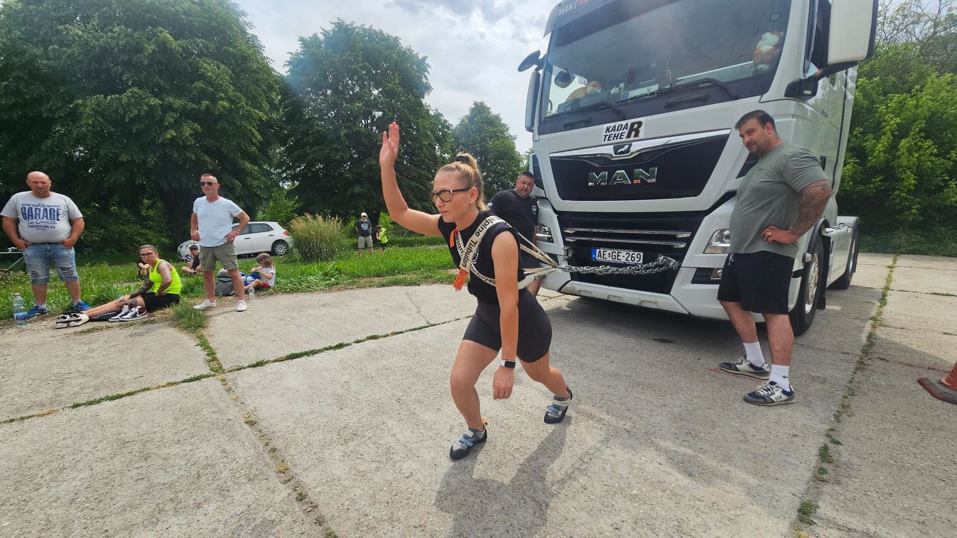 Kemény csajok foglalták el a Dráva partját – kamionhúzó hölgyek ...